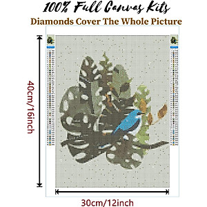 5D Adult Diamond Painting Kits, Christmas Tree Outside Window Diamond Painting Digital Painting Art Decorations, for Beginner Handmade DIY Craft Room Decor Wall Decor Or Gift Giving（12X16Inch）