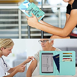 ZOPPEN Passport Holder Wallet, Passport Cover Travel Wallet Women Travel Essentials Accessories Document Organizer Travel Must Haves Rfid Blocking Cover Case for Women and Men, Map