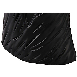 Head Mannequin Bust Stand for Jewelry Necklace Earring Display Rack Holder 25x13x11cm (Black)