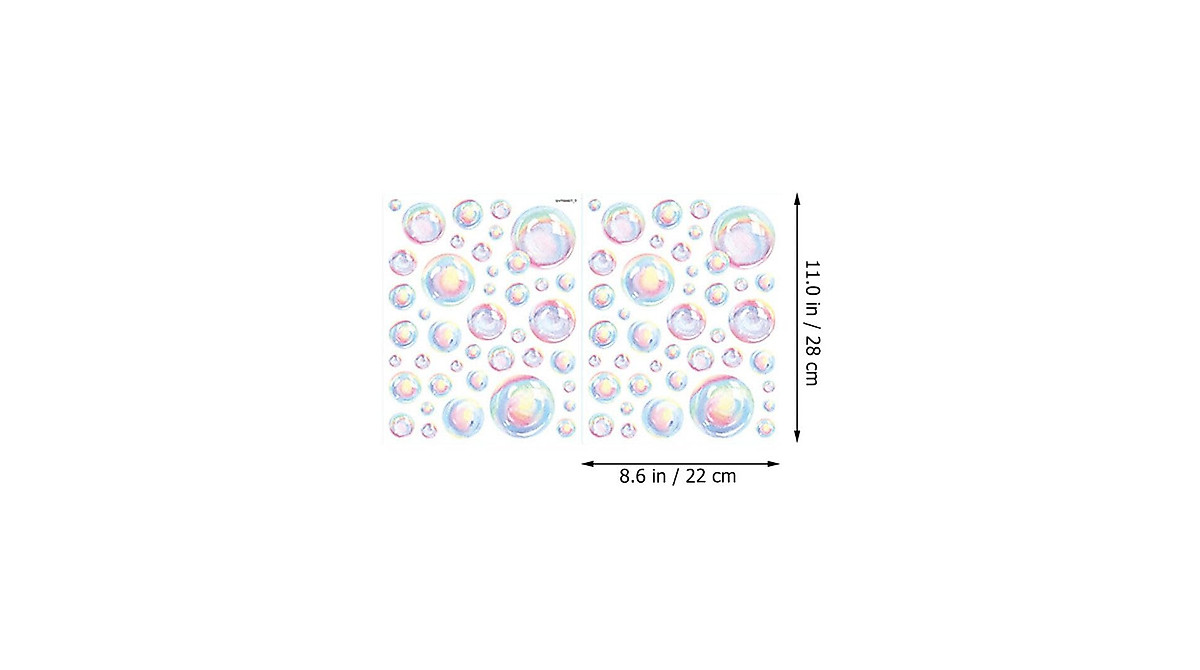 Uonlytech Under The Sea Bubble Wall Decals for Parties