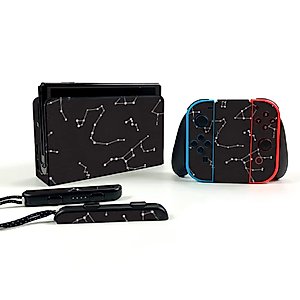 MightySkins Skin Compatible with Nintendo Switch OLED - Constellations | Protective, Durable, and Unique Vinyl Decal wrap Cover | Easy to Apply, Remove, and Change Styles | Made in The USA