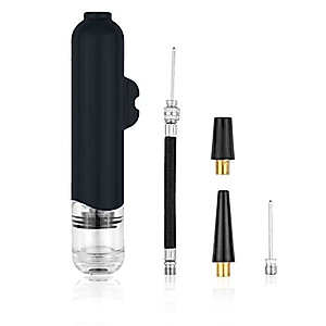 ZUZU Babe Basketball Pump, Portable Manual Inflation Devices with 3 Needles for Sport Balls, Yoga Ball and Swimming Pool Accessories.