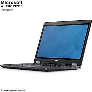 Dell Latitude E5470 14" Laptop, Intel Core i7 6600U to 2.6GHz, 16 GB RAM, 256 GB SSD, Windows 10 Pro (Renewed)