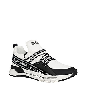 VERSACE JEANS COUTURE Men Dynamic Sneakers White - Black 8 US