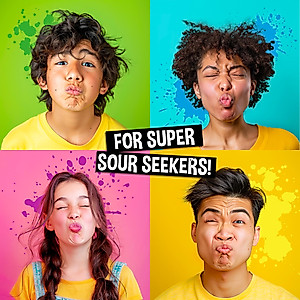 Warhead Extreme Sour Hard Candy, Assorted Flavor, Regular Mix (2 Pounds (Pack of 1))