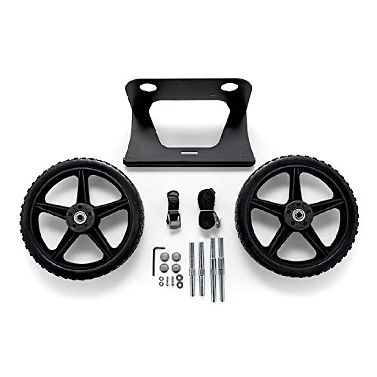 Camco Heavy-Duty Cooler Cart Kit, Includes Durable Straps and 12-Inch Wheels, White (51798)