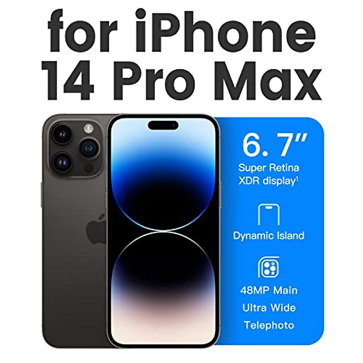 Mkeke for iPhone 14 Pro Max Case Clear Magnetic Version Work with MagSafe Non Yellowing Shockproof Case with Military Grade Protection for Apple iPhone 14 Pro Max 2022