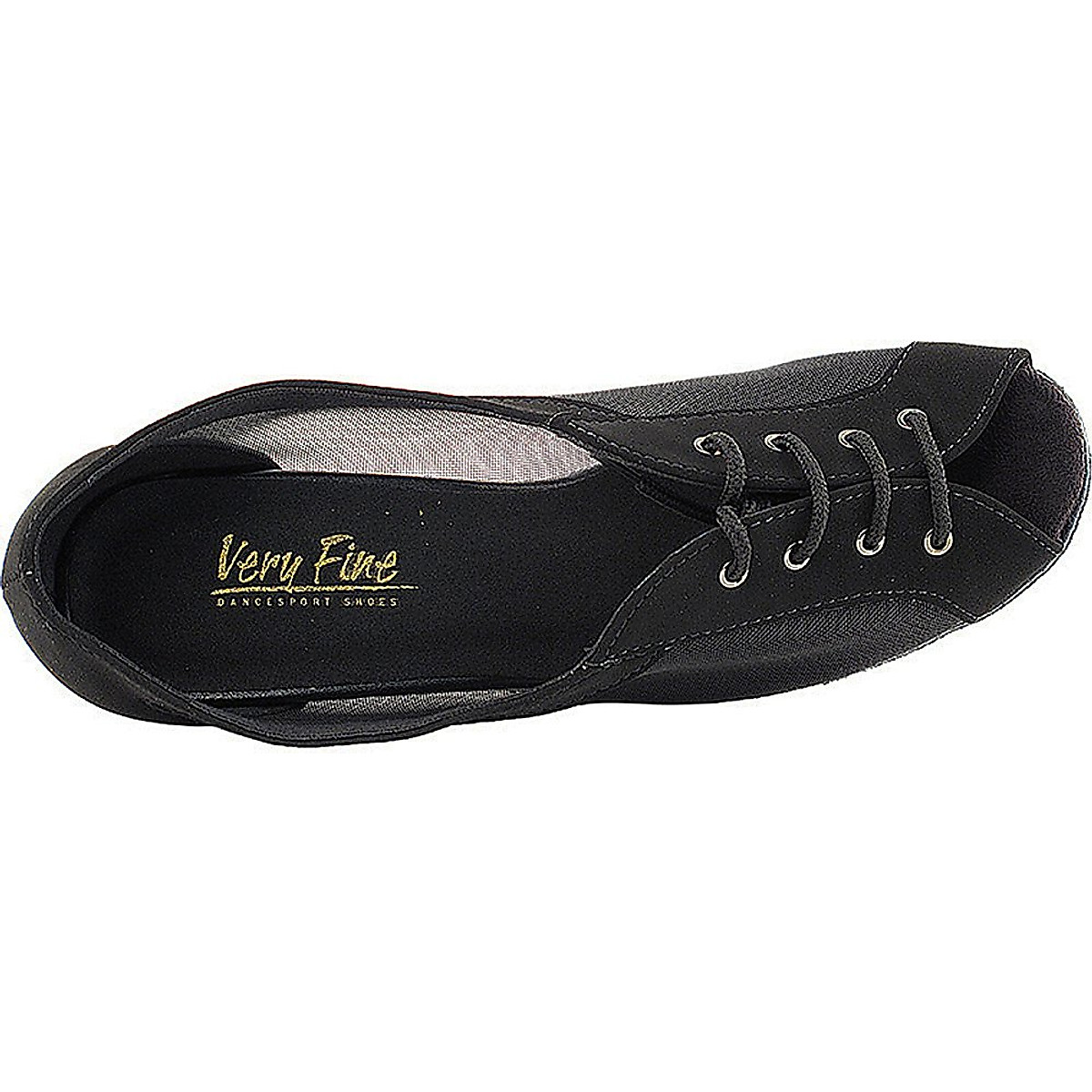 Womens Ballroom Dance Shoes Party Salsa Practice Dance Shoes Black Nubuck 1644EB Comfortable - Very Fine 2" Heel 8.5 M US [Bundle of 5]