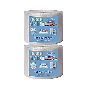 Official Sealed Air Bubble Wrap - American Bubble Boy (700' Small Bubble Wrap)