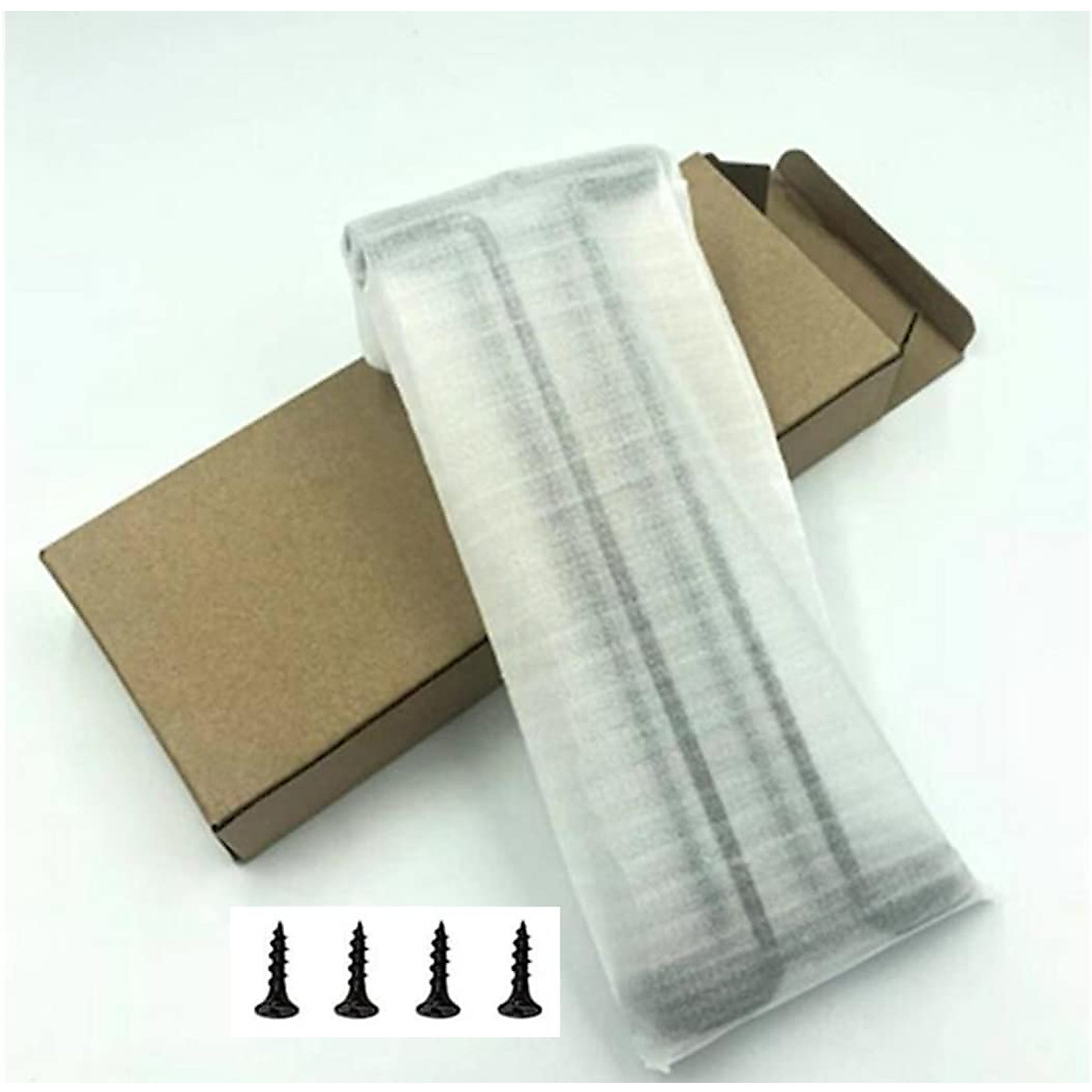 LAP Wine Glass Rack - Under Cabinet Stemware Wine Glass Holder Glasses Storage Hanger Metal Organizer for Bar Kitchen Black (1 Rows 2 Pack)