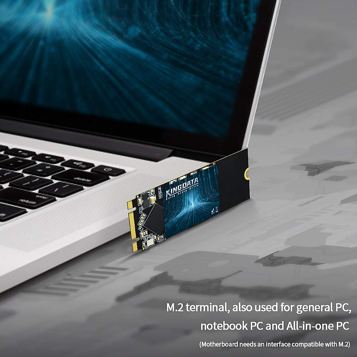 Kingdata SSD M.2 2260 64GB Internal Solid State Drive High-Performance Hard Drive for Desktop Laptop SATA III 6Gb/s (64GB, M.2 2260)