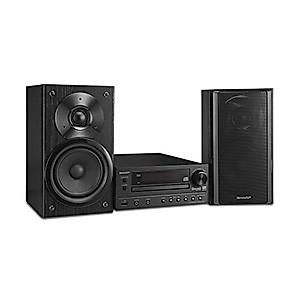Sharp XL-HF203B Hi-Fi Component Stereo Speaker System with High Resolution Audio