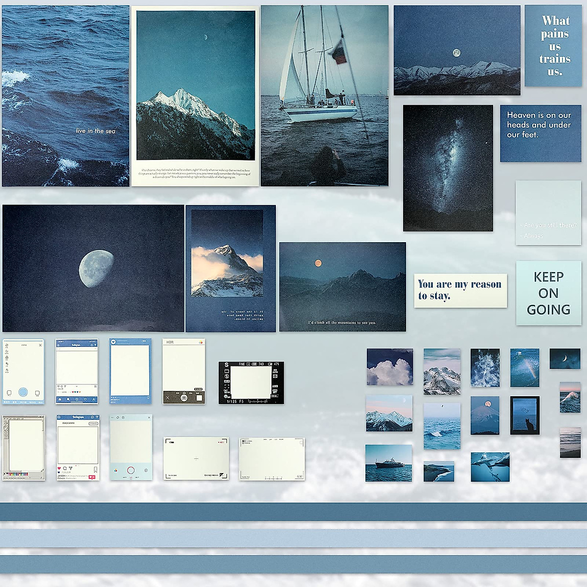 114 Pieces Scrapbooking Materials Scrapbook Supplies Pack for Art Journaling Bullet Junk Journal Planners Art DIY Paper Stickers Washi Tape Craft Kits Notebook Collage Album Aesthetic (Fresh Style)