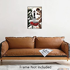XIHOO Baki Hanma Poster for Home Decor Wall Art 11x17inch (28x43cm) Frameless Gift