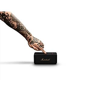 Marshall Emberton II Portable Bluetooth Speaker - Black & Brass