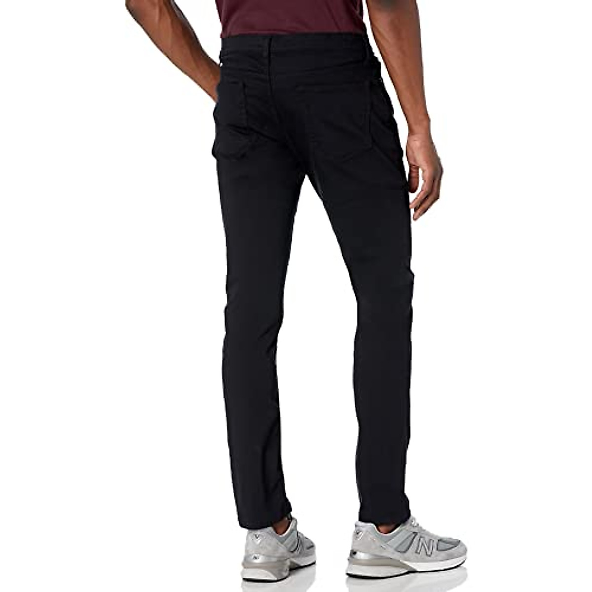 Amazon Essentials Men's Skinny-Fit Stretch Jean, Black, 35W x 32L