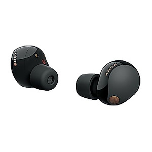 Sony WF-1000XM5 The Best Truly Wireless Bluetooth Noise Canceling Earbuds Headphones with Alexa Built in, Black