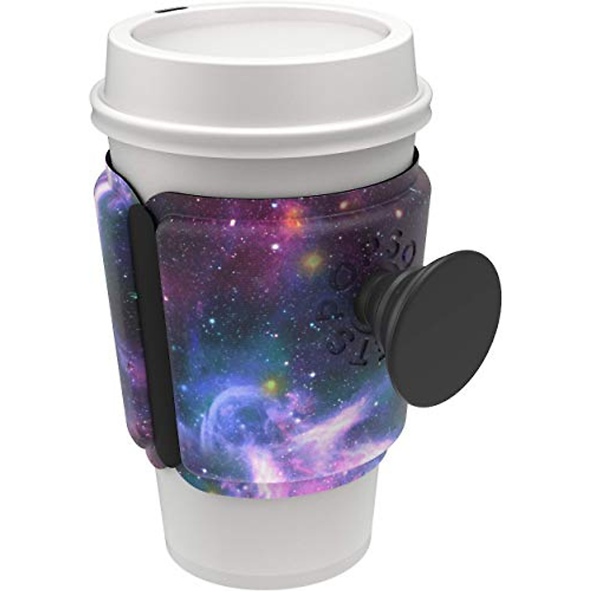 PopSockets PopThirst Cup Sleeve, Drink Holder, Koozie - Blue Nebula