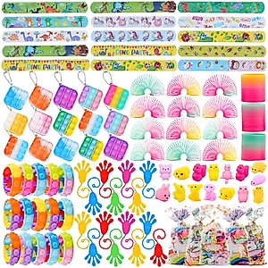 Valentines Party Favors for Kids 3-5 4-8-12, Treasure Box Toys for School Classroom Prizes, Goodie Bag Stuffers for Birthday Party Carnival Prizes,Stocking Stuffers, Pinata Fillers, Bulk Sensory Toys