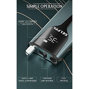 Gelpal Rechargeable Nail Drill - Brushless Motor - Electric Nail Drill for Acrylic Nails Professional,35000RPM Electric Nail File,Cordless Nail Drill for Home Salon, Low Noise, Low Heat, Blue Grey