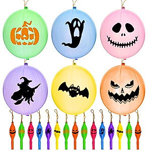 Halloween Games Halloween Punch Balloons for Halloween Party Favors Trick or Treat Toy Punching Balloons Goodie Party Game Favors Supplies Decor 24 Pieces