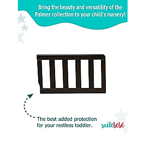 Suite Bebe Palmer Toddler Guard Rail, Espresso