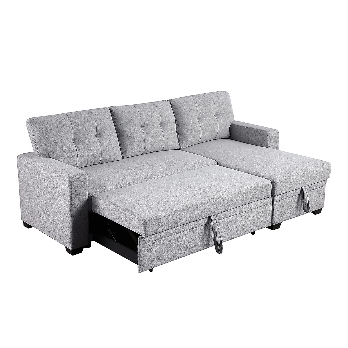 Devion Furniture DVV-5012 Sofabed, Light Gray