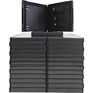 (50) Standard Empty Replacement Game Cases - Compatible with Black Nintendo DS - VGBR14DSBK