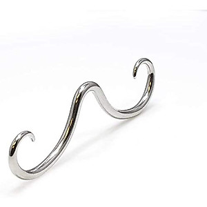 BodyJewelryOnline Surgical Steel Septum Mustache Nose Ring 16 Gauge, Septum Mustache Nose Ring