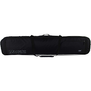 Element Equipment Deluxe Padded Snowboard Bag - Premium High End Travel Bag Black Ripstop 157