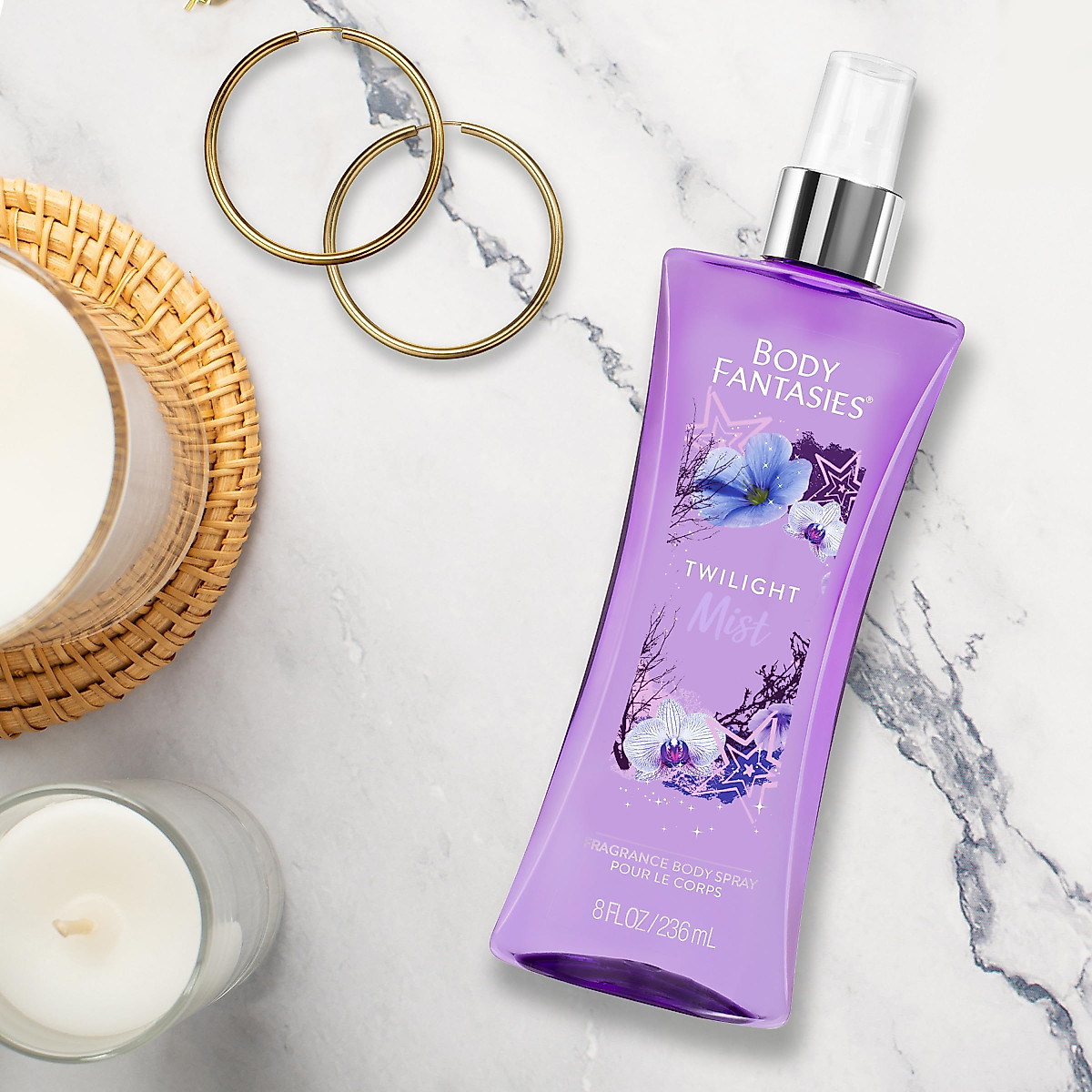 Body Fantasies Signature Fragrance Body Spray, Twilight Mist, 8 fl oz