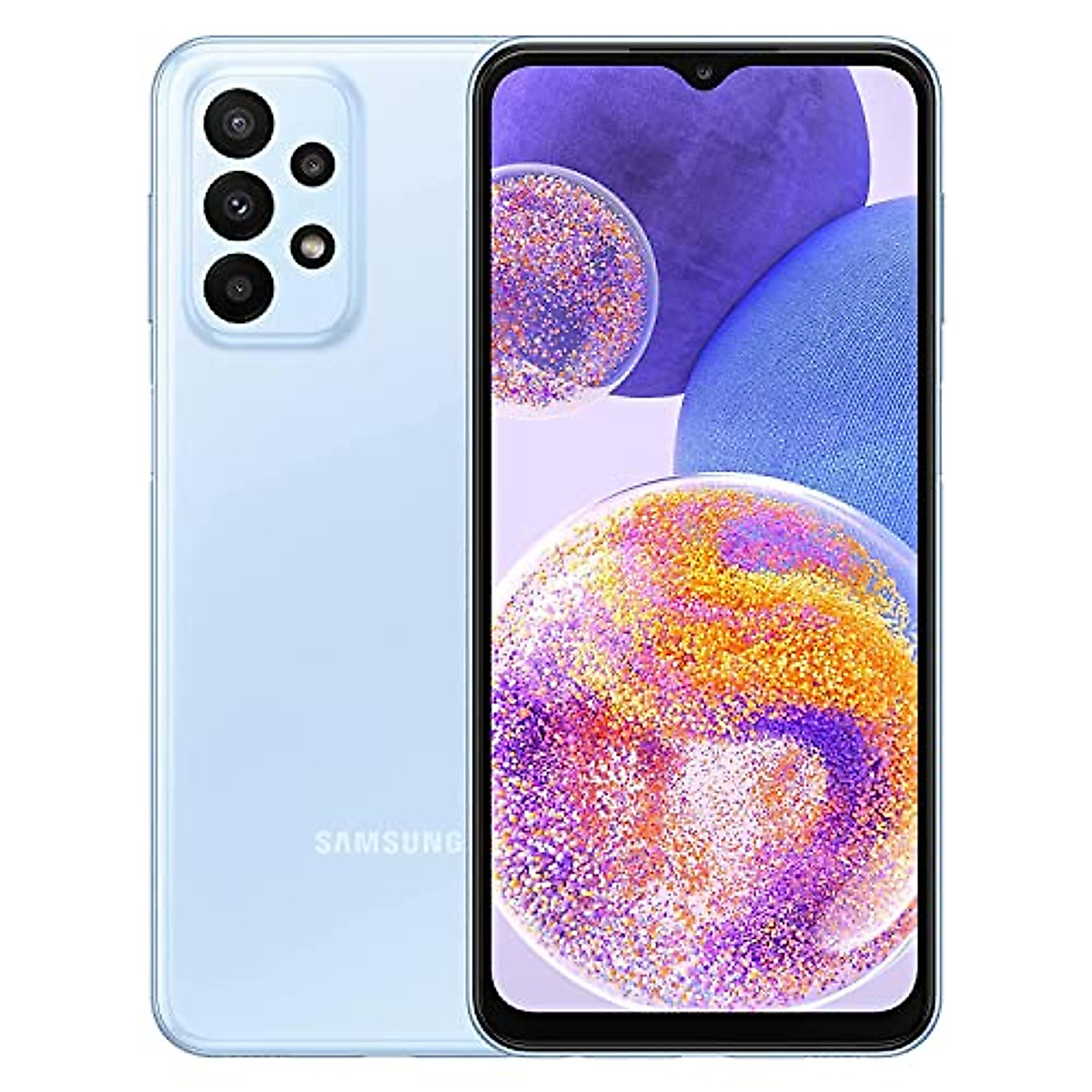 Samsung Galaxy A23 (SM-A235M/DS) Dual Sim,64 GB 4GB Ram, Factory Unlocked GSM, International Version - No Warranty (Black) (Renewed)