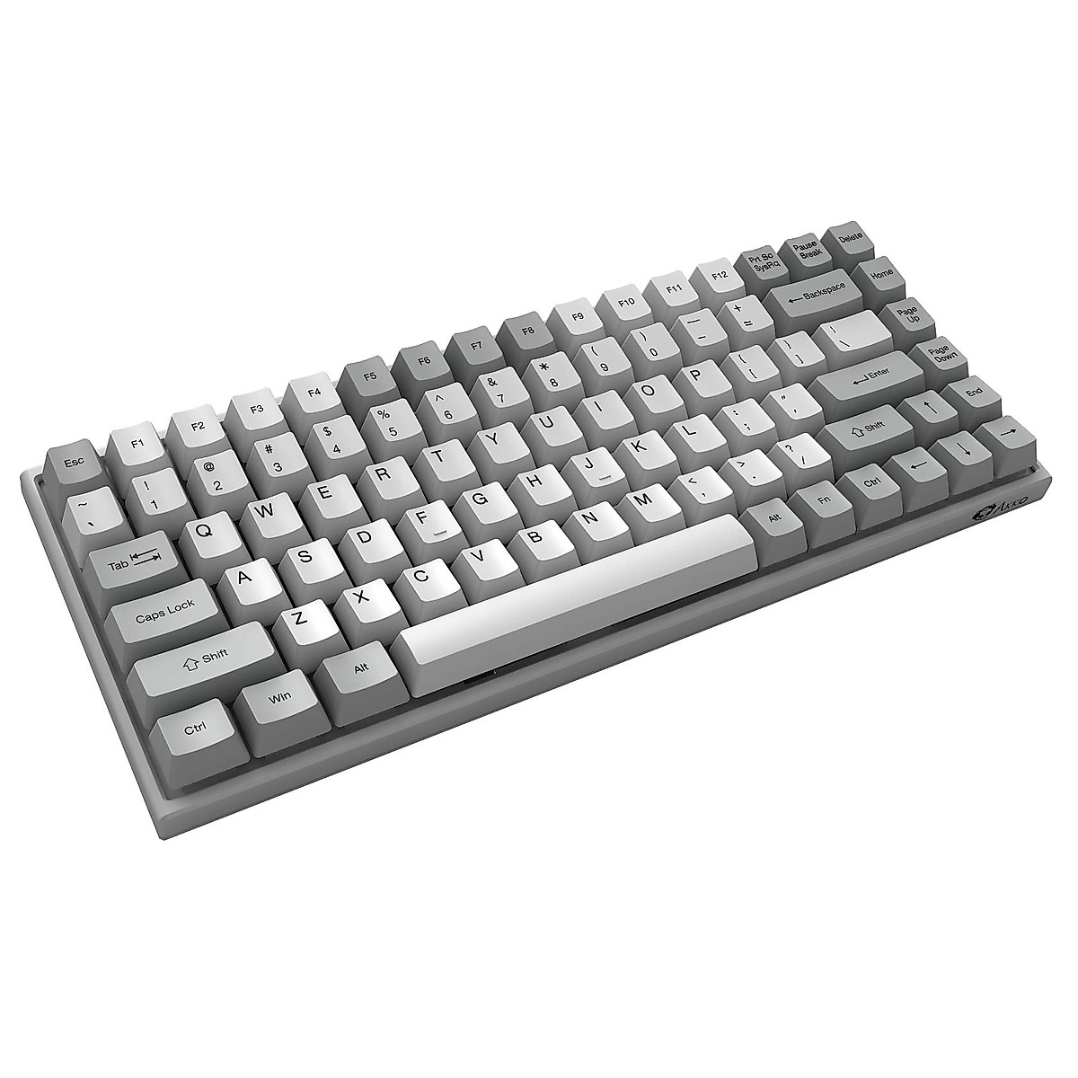 YUNZII AKKO 3084 Silent Wireless Mechanical Keyboard with Bluetooth 5.0, Dye-Sub PBT Keycap Upgraded Mechanical Gaming Keyboard (Akko Pink Switch, 84 Keys)