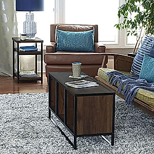 Household Essentials TV Stand, Walnut