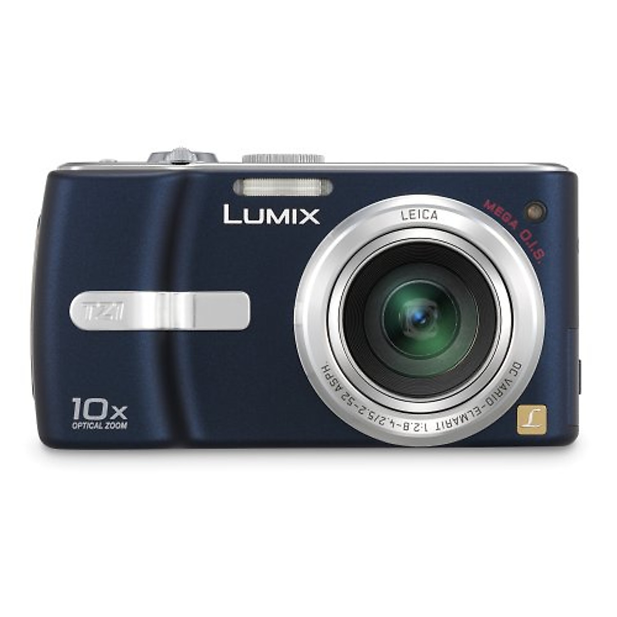 Panasonic Lumix DMC-TZ1A 5MP Compact Digital Camera with 10x Optical Image Stabilized Zoom (Blue)
