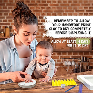 Baby Handprint Footprint Keepsake Kit and Baby Ornament Kit Bundle - Christmas Bundle For Newborn, Infants and New Parents