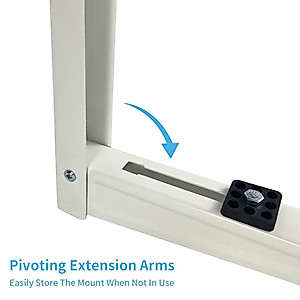 Outdoor Split Air Conditioner Mount Bracket for Ductless, Heavy-Duty Wall Mounting Universal Mini Split AC Bracket Heat Pump with Hardware,7000-18000 Btu Condenser