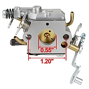 PP5020AV Carburetor 575296301 Air Filter for Poulan Pro PP5020 Chainsaw 2 Stroke Chainsaw Replace 573952201 C1M-W47 Craftsman 358.350982