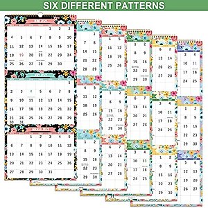 Calendar 2023-2024 - 3 Month Display Wall Calendar (Folded in one Month), 11.3" x 26" (when opened), Jul 2023 - Jun 2024, Vertical Calendar with Thick Paper, For Daily Organizing & Planning