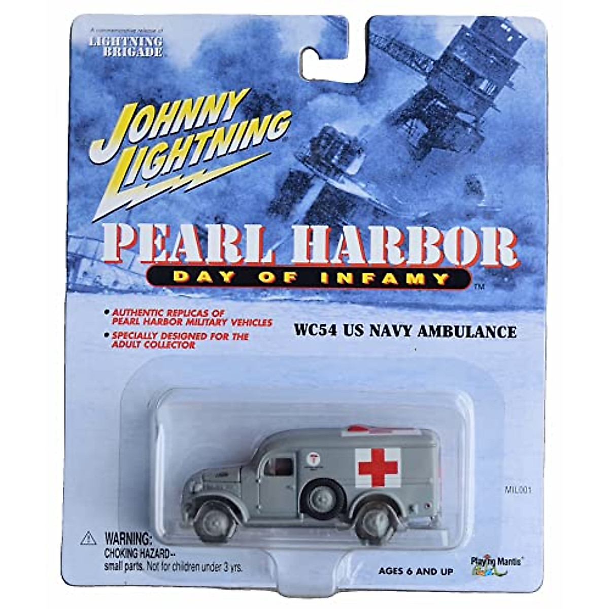 Johnny Lightning WC54 US Navy Ambulance, Peal Harbor Day of Infamy