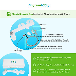 Pro Bidet. Say no to The Endless Wiping. Upgraded Includes All You Need. Ships from a Small USA Business