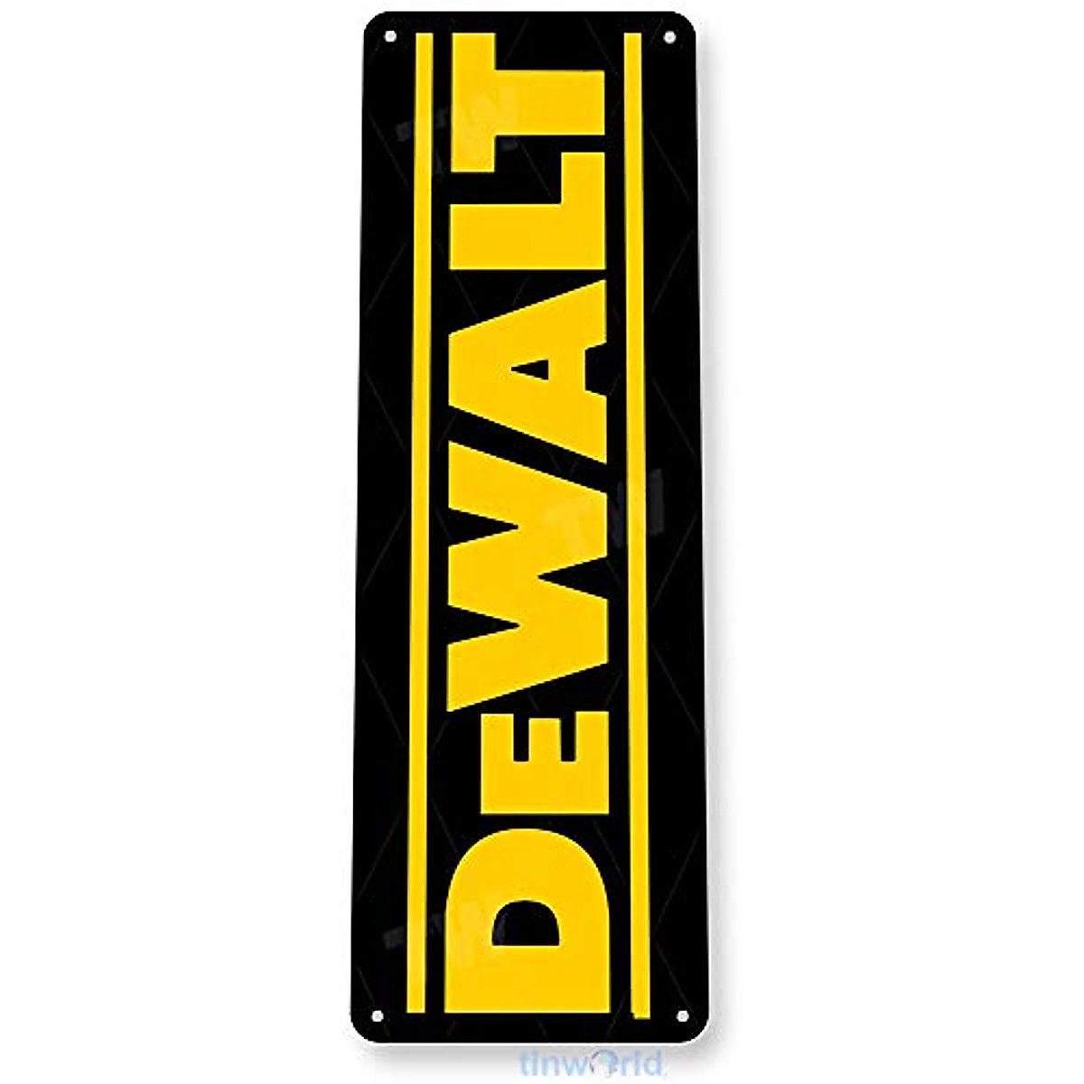 Tinworld Tin Sign Dewalt Power Tools Store Metal Sign Decor Toolbox Garage Auto Shop Cave B074