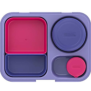 THERMOS Kids Freestyle Kit Purple Food Storage System, 8 piece set