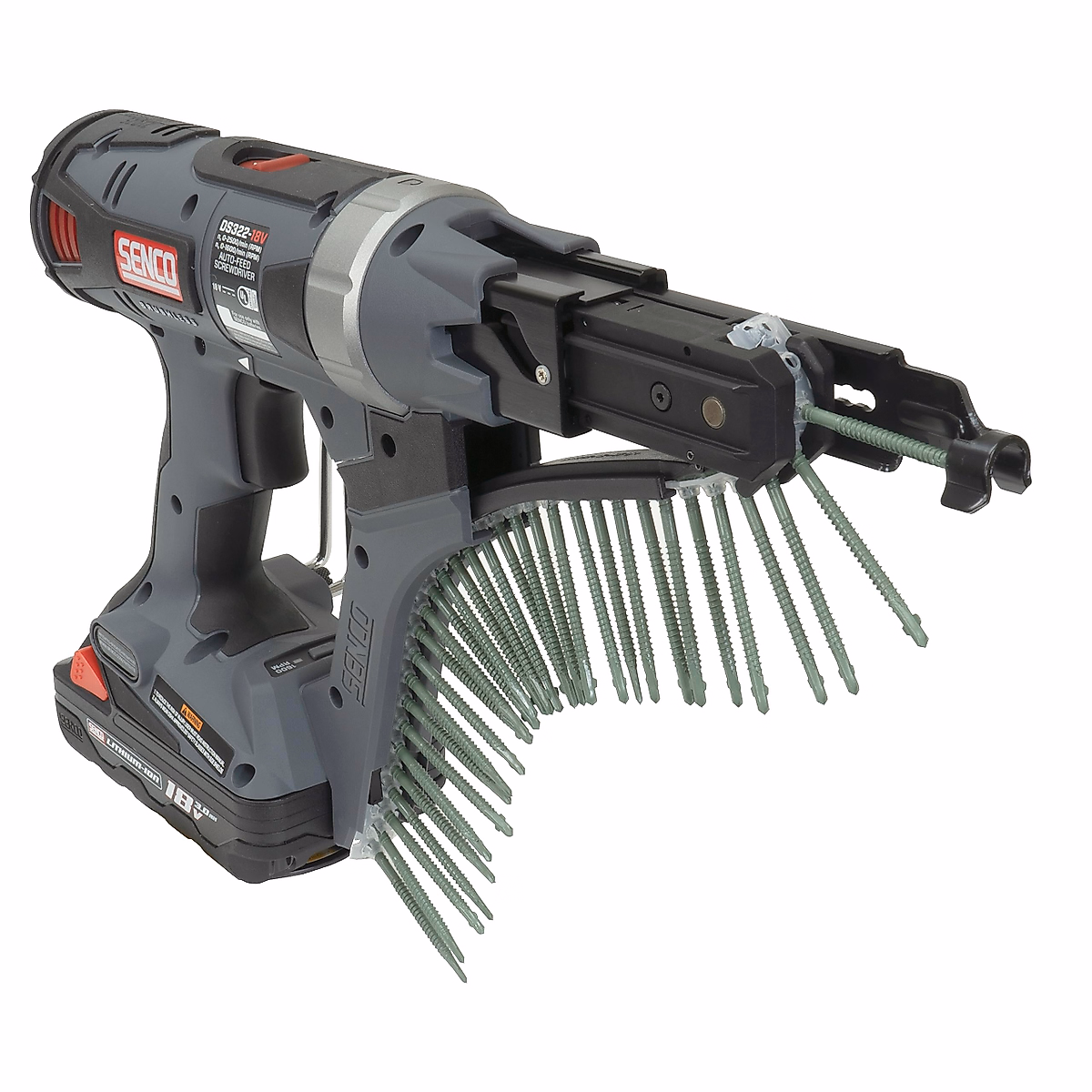 Senco DURASPIN DS322-18V 3" 2500 RPM Cordless Auto-Feed Screw Driver 10C0002N