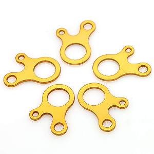 onewind Aluminum Alloy Guyline Cord Adjuster Tent Tensioners Rope Adjuster for Tent Hiking Camping 10Pack