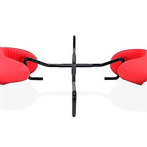 Strikento Dutch Oven Lid Lifter And Stand - Cast Iron Pot Stand - Multifunctional Camping Accessory For Cast Iron Cookware - Includes Red Silicone Heat Resistant Cooking Mitts