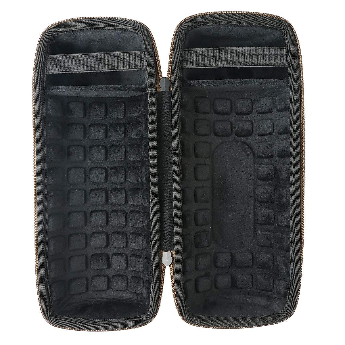 co2CREA Portable Electronic Device Cover for JBL Charge 4/5 Waterproof Bluetooth Speaker (Black Case + Sand Zipper)