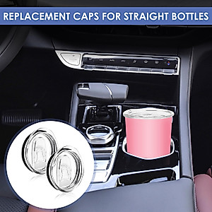 Telooco 2Pcs Compatible with 20 Oz Skinny Tumbler Replacement Lids Plastic Spill Proof Resistant Sliding Covers For Mouth Tumbler Cooler Cup