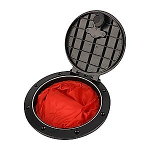 Alomejor Kayak Hatch Cover 6 Inch Hatch Cover Deck Plate Kit with Storage Bag for Kayak Boat Marine