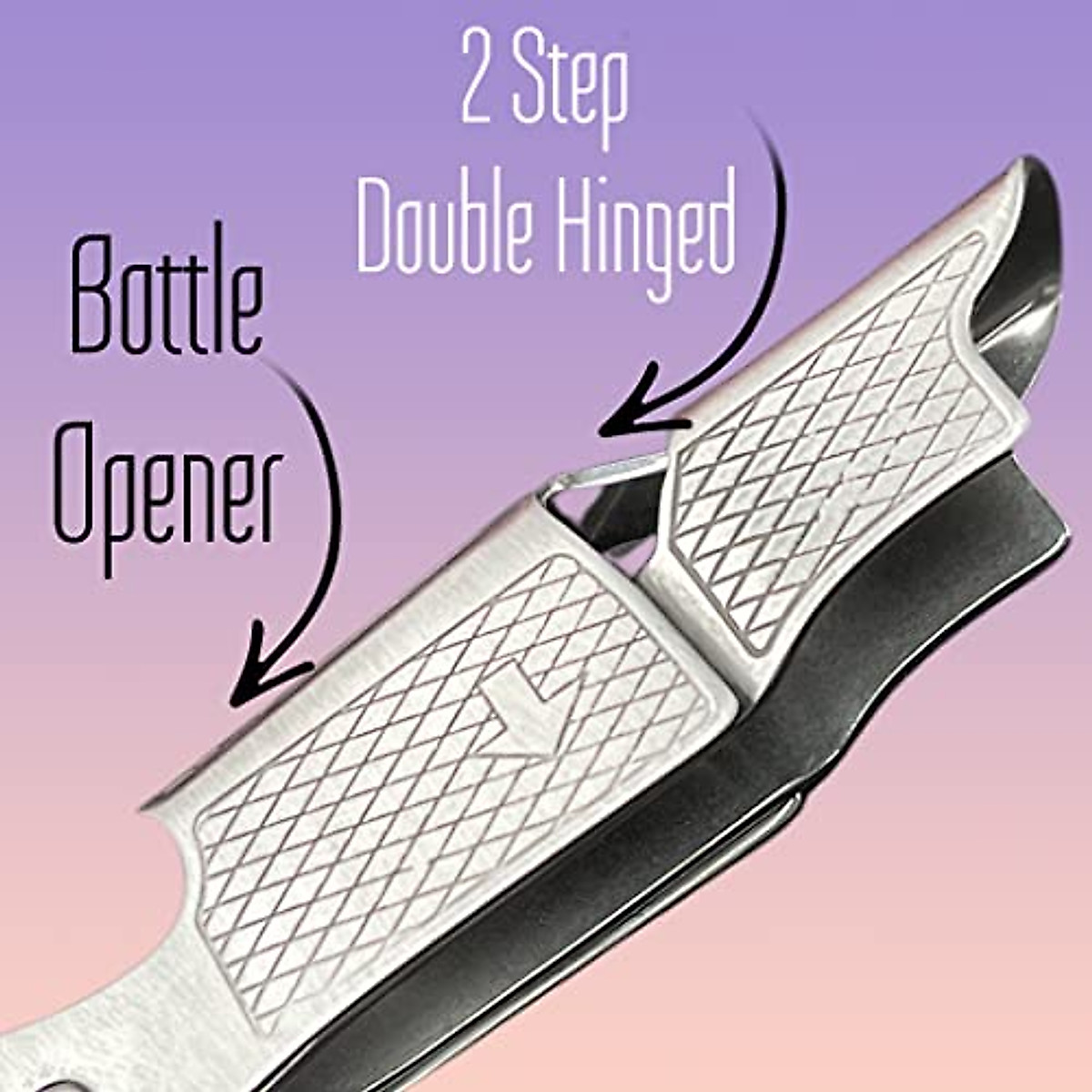 Professional Sommelier Corkscrew Wine Bottle Opener. Manual Hand Opener Used By Waiters & Bartenters. Stainless Steel & Tough Colorful Resin. Built In Beer Opener & Foil Cutter. (Lightning Pink)